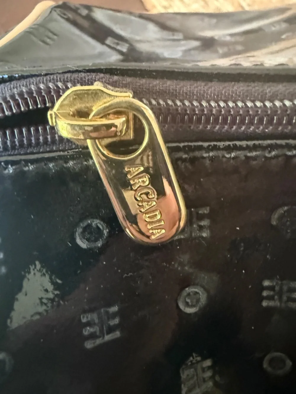Arcadia | Bags | Arcadia Large Patent Leather Duffel | Poshmark
